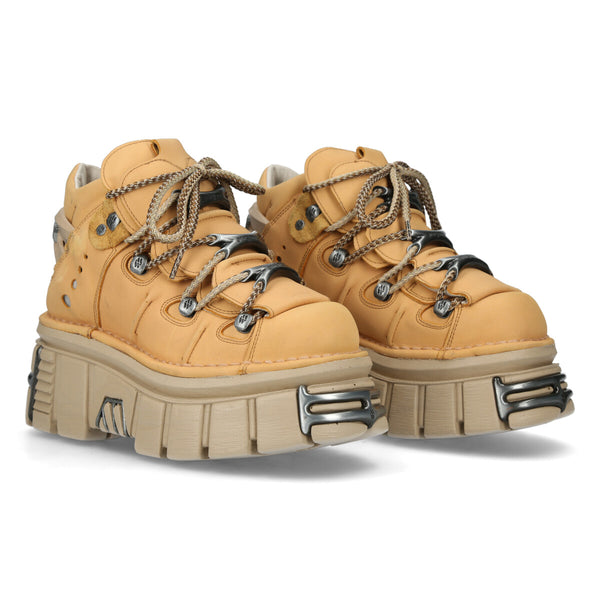 New Rock M-106-C151 Leather Ankle Boot – Metallic Collection | Official ...