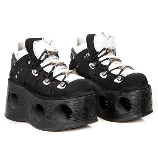 New Rock M-106-C85 Leather Ankle Boot – Metallic Collection | Official ...