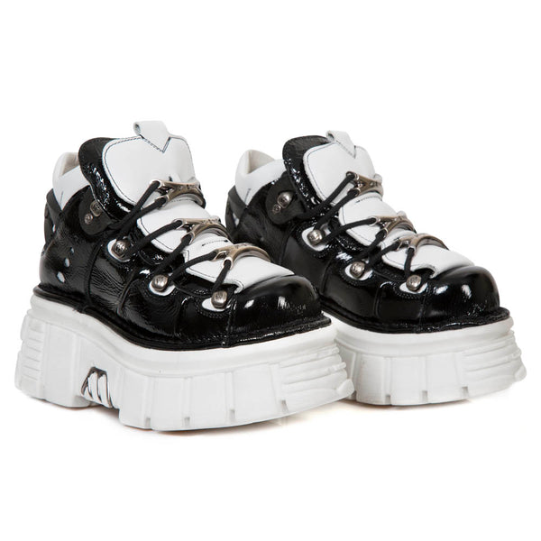 New Rock M-106-S54 Leather Ankle Boot – Metallic Collection | Official ...