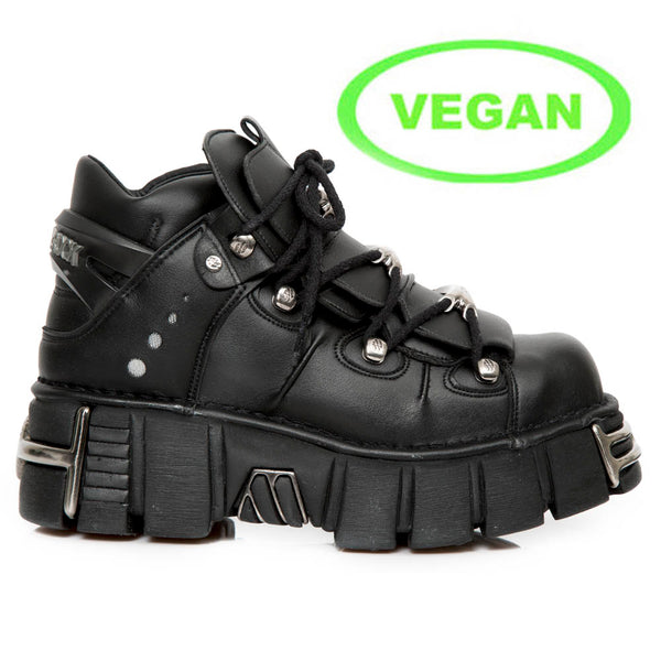 New Rock M-106-VS1 Leather Ankle Boot – Metallic Collection | Official ...
